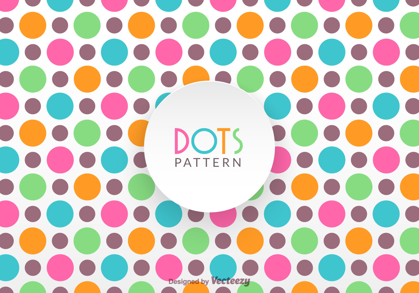 Free Colorful Dot Pattern Vector - Download Free Vector Art, Stock ...