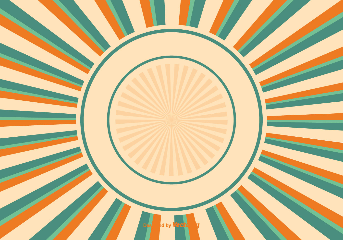 Colorful Sunburst Background Illustration 94273 Vector Art At Vecteezy