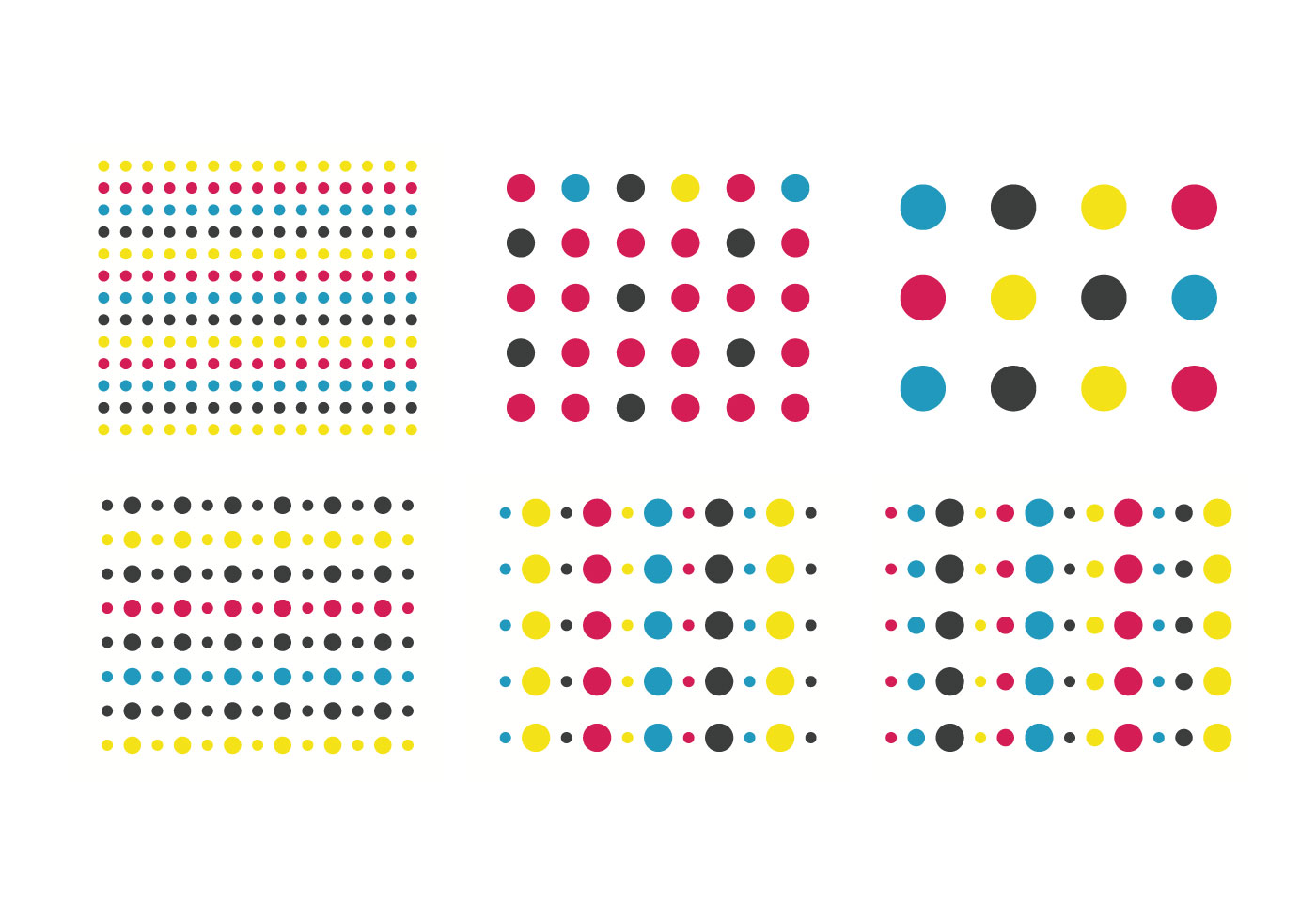 Free Colorful Dot Pattern 94281 Vector Art at Vecteezy
