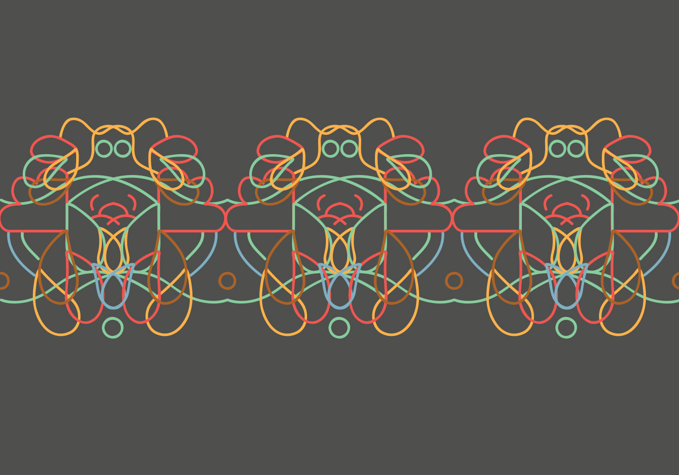 Abstract outline pattern background 94590 Vector Art at Vecteezy