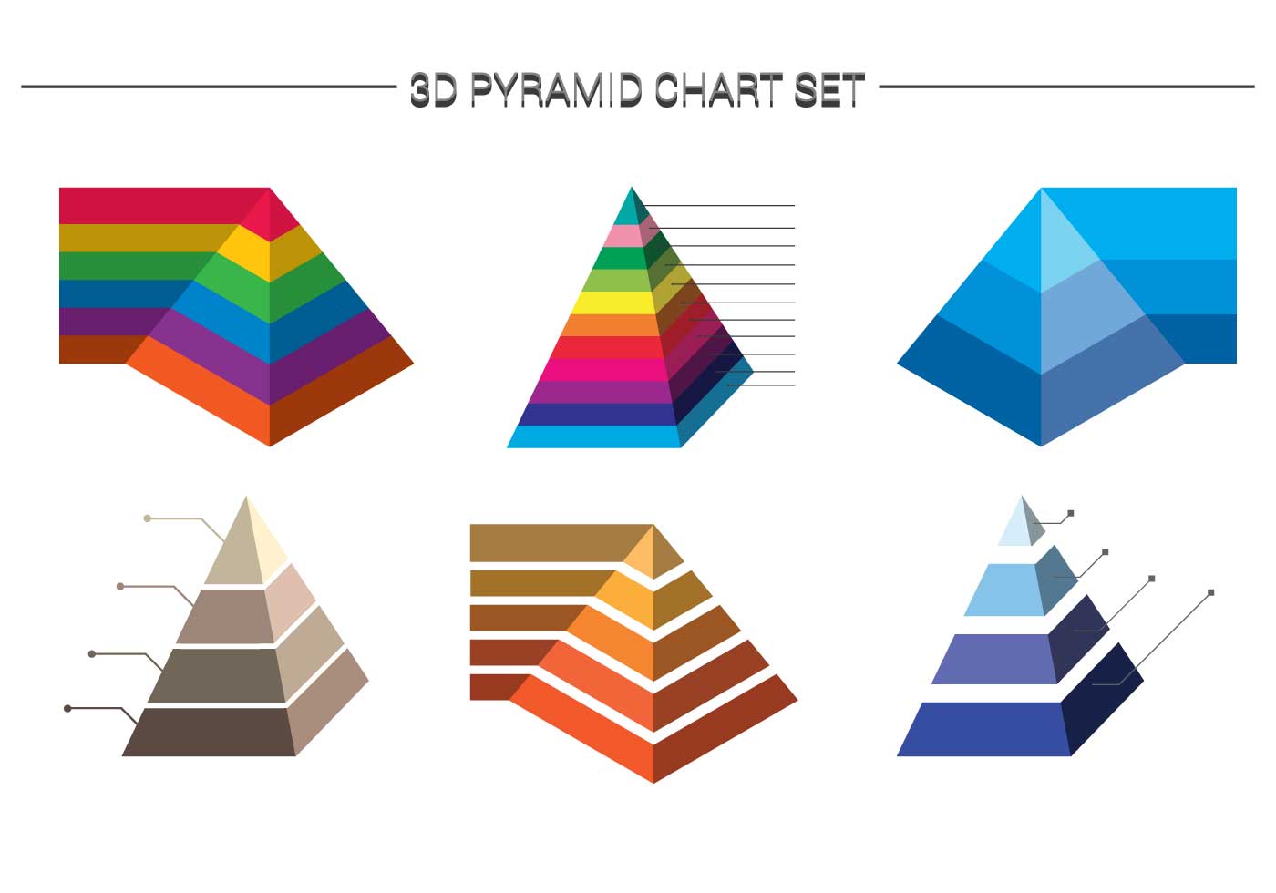 Pyramid Chart 2 94962 Vector Art at Vecteezy
