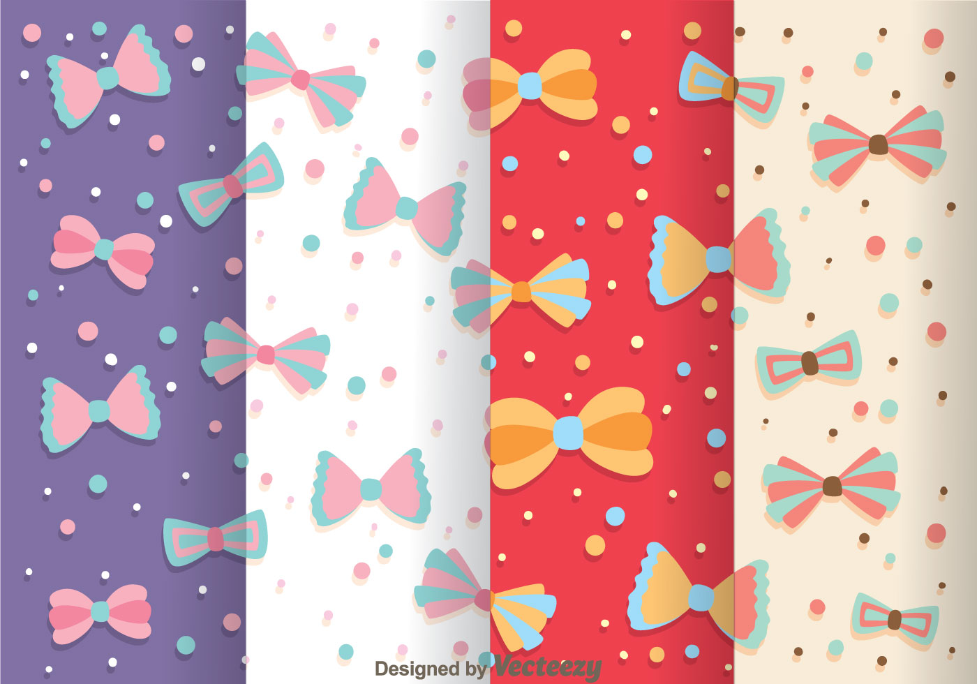 Bow Ties Pattern Vectors 95219 Vector Art at Vecteezy