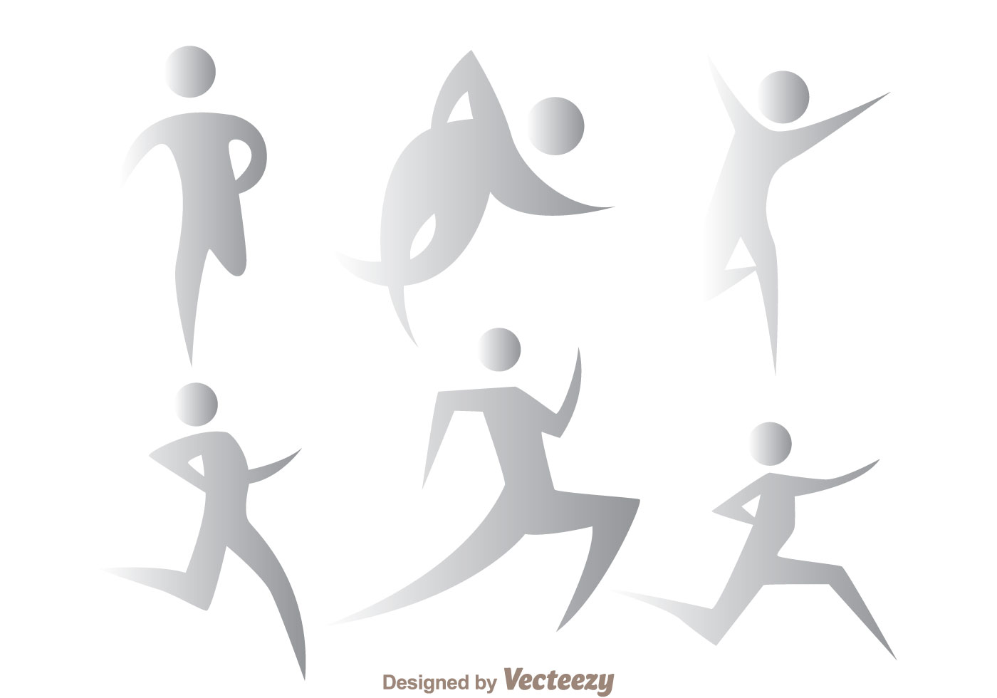 Gray Running Vectors 95542 Vector Art at Vecteezy