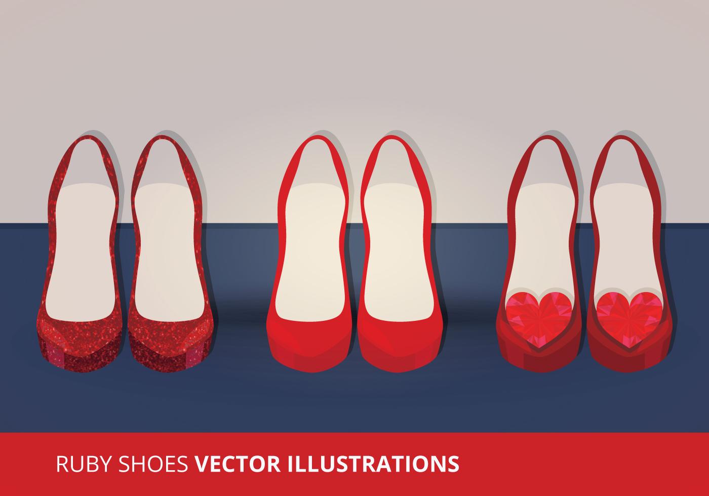 Vector Ruby Shoes 95593 Vector Art at Vecteezy
