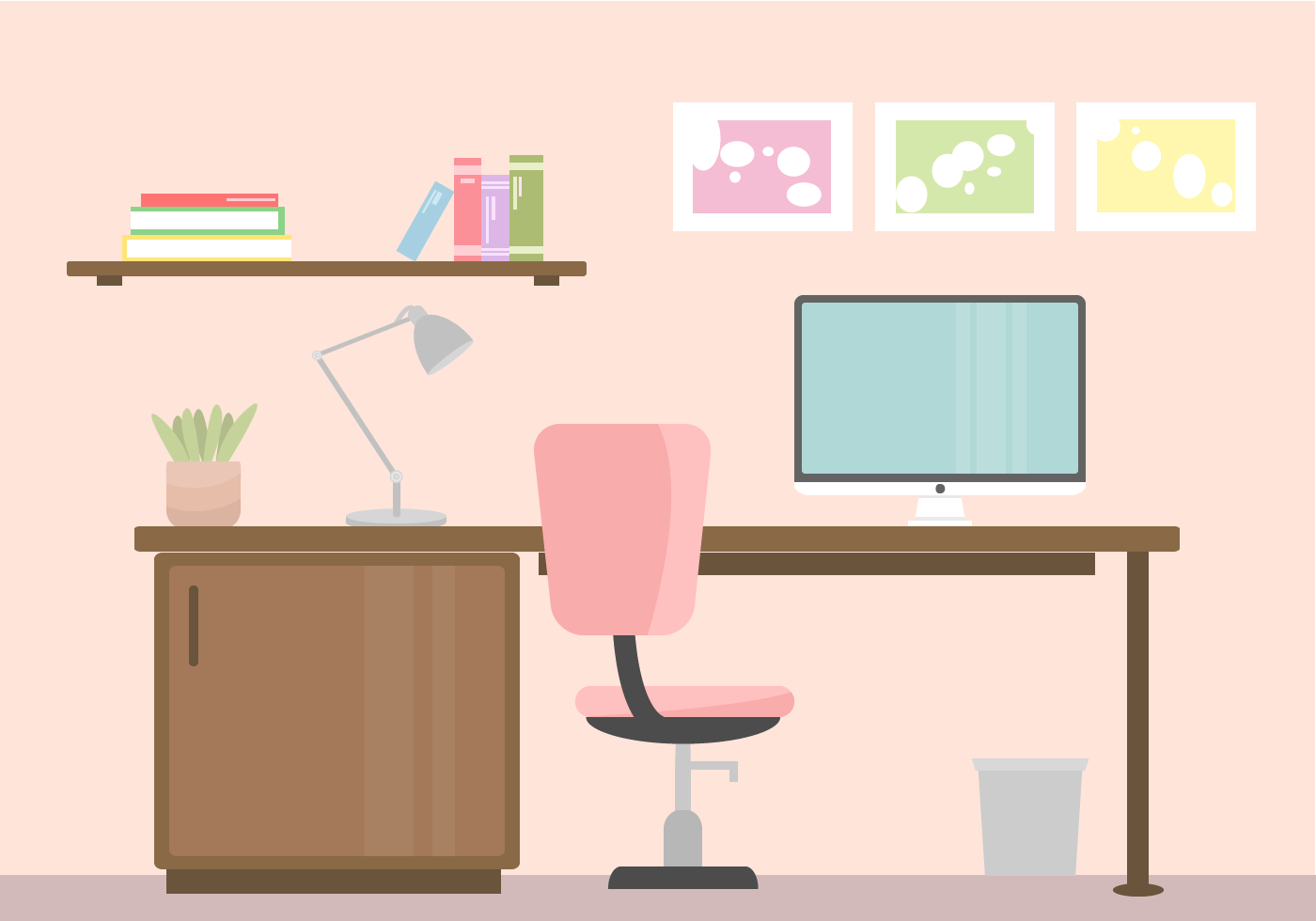 Free Workspace Vector 95671 Vector Art at Vecteezy