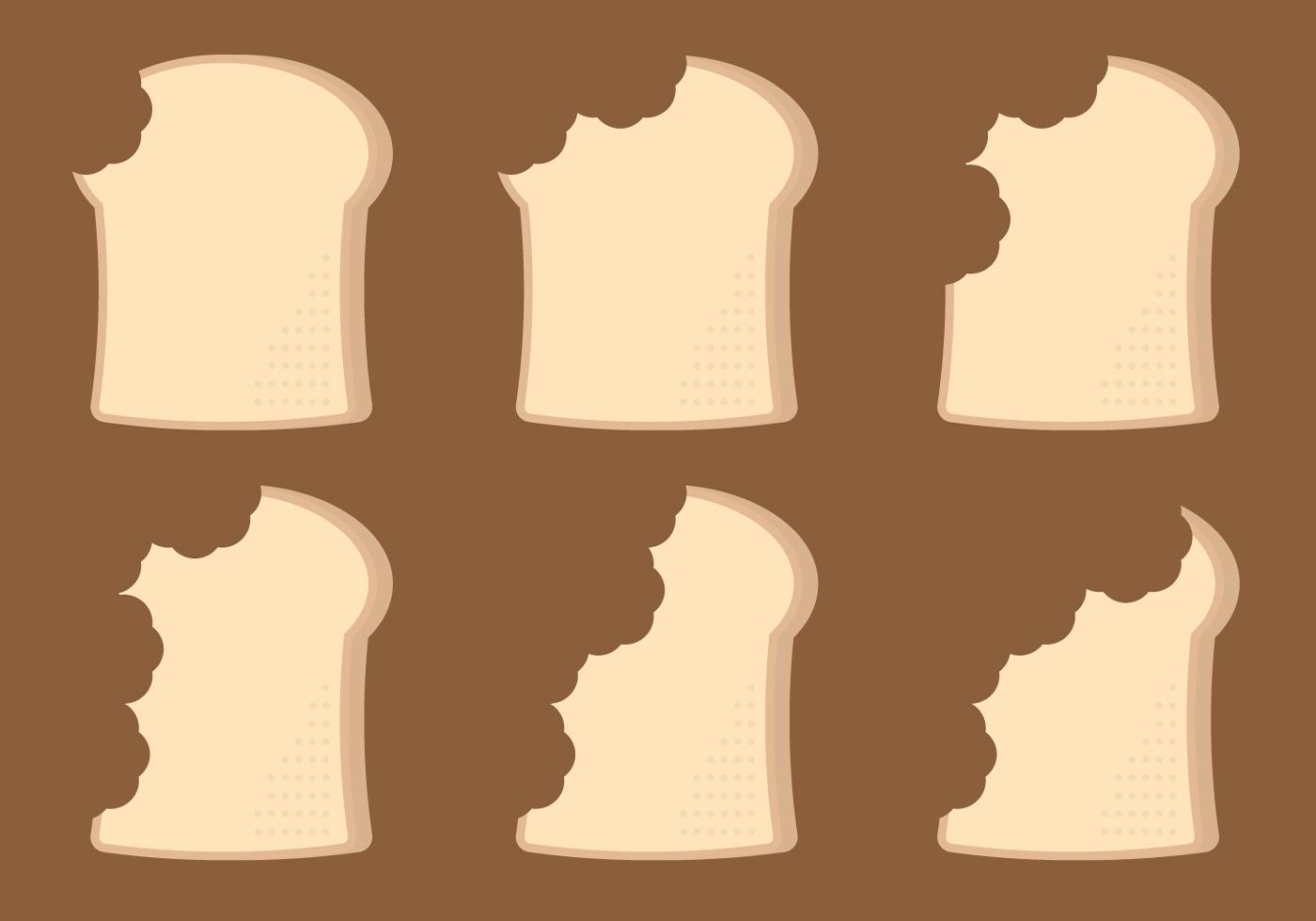 Bread Bite Timelapse Vector 96043 Vector Art at Vecteezy