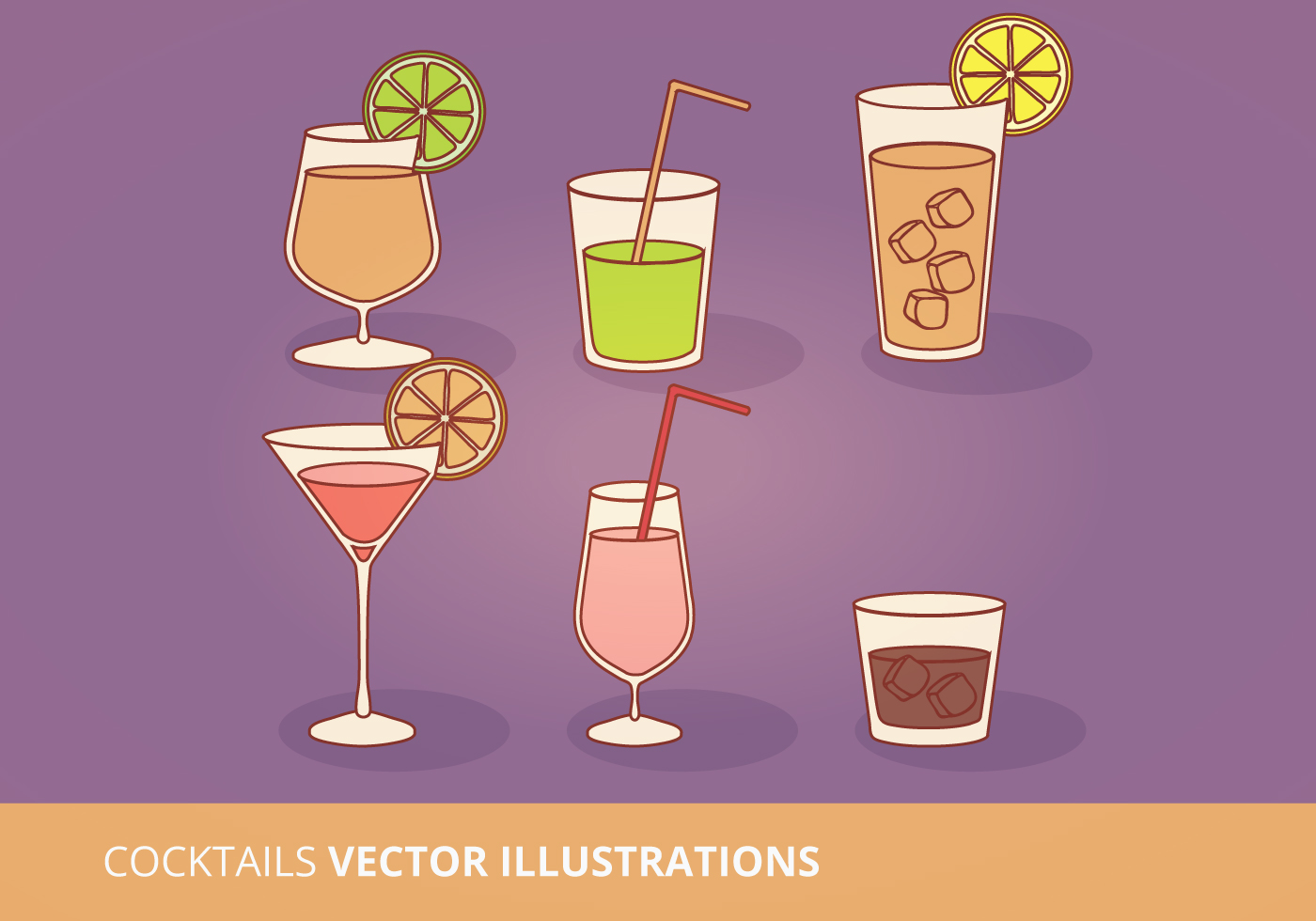 Vector Cocktails Collection 96413 Vector Art At Vecteezy