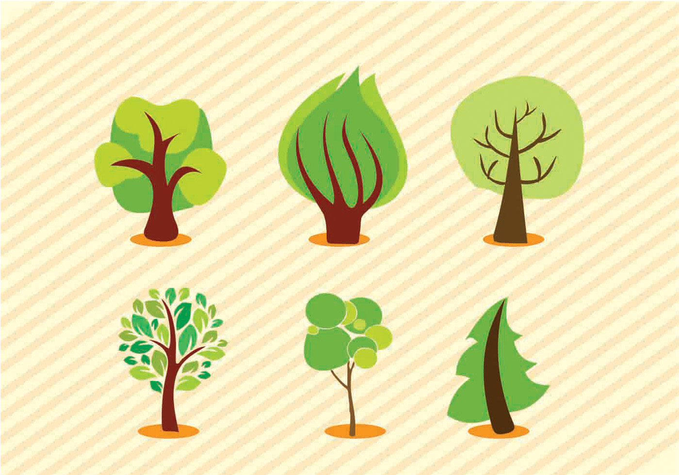 Vector Trees 96426 Vector Art at Vecteezy