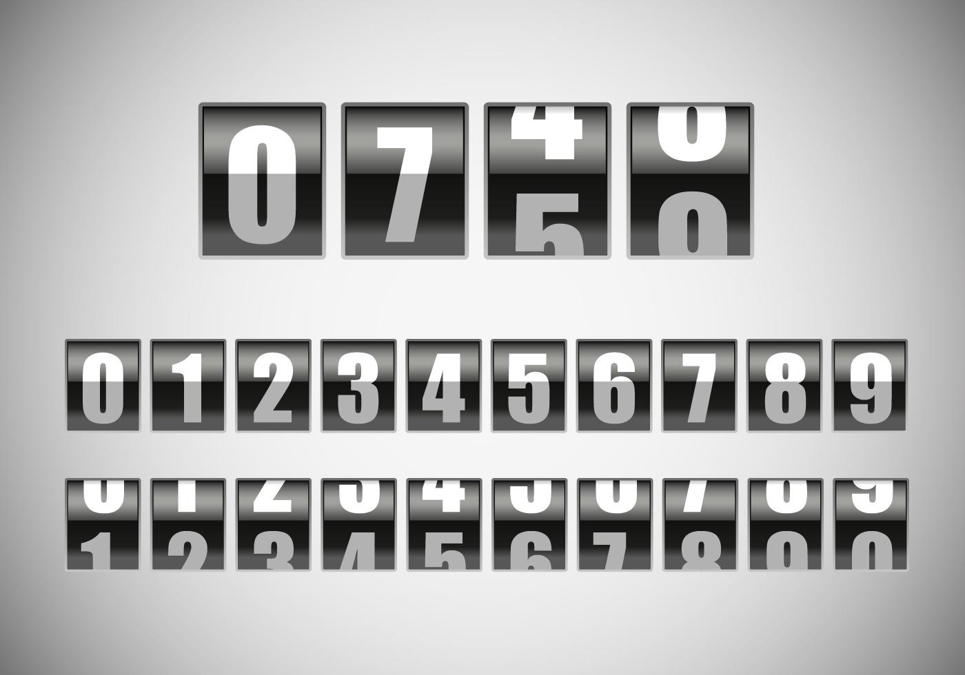 Free Counter With Number Vector 96803 Vector Art at Vecteezy