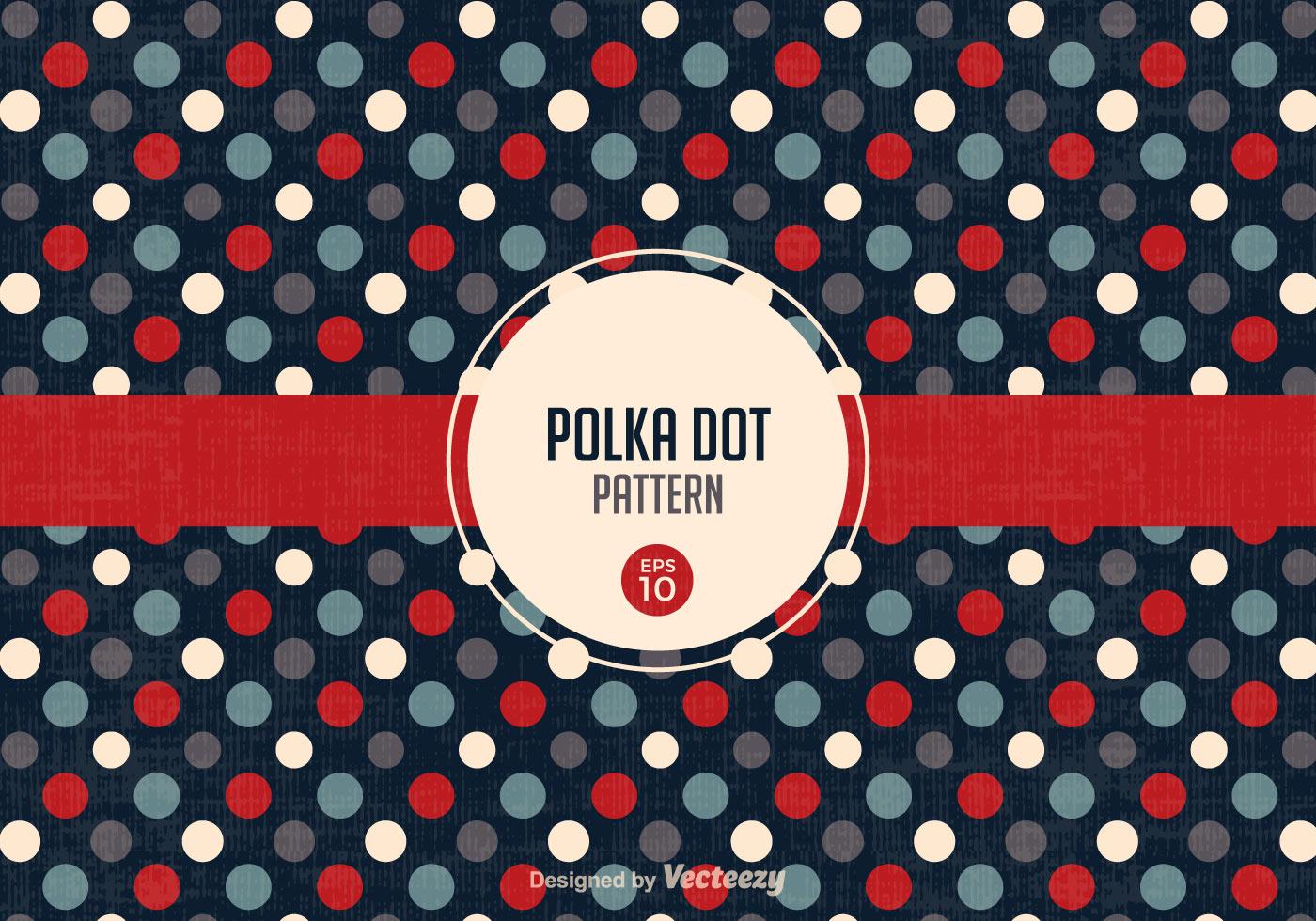 Free Retro Polka Dot Pattern Vector 96987 Vector Art at Vecteezy