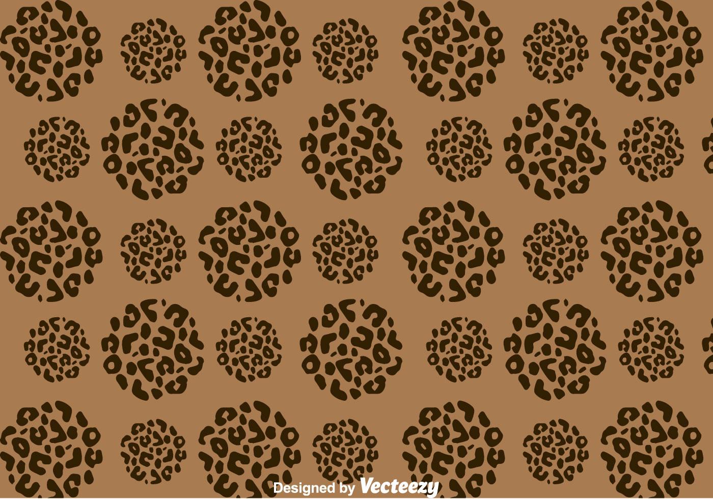 Leopard Pattern On Circle Shape 98576 Vector Art at Vecteezy