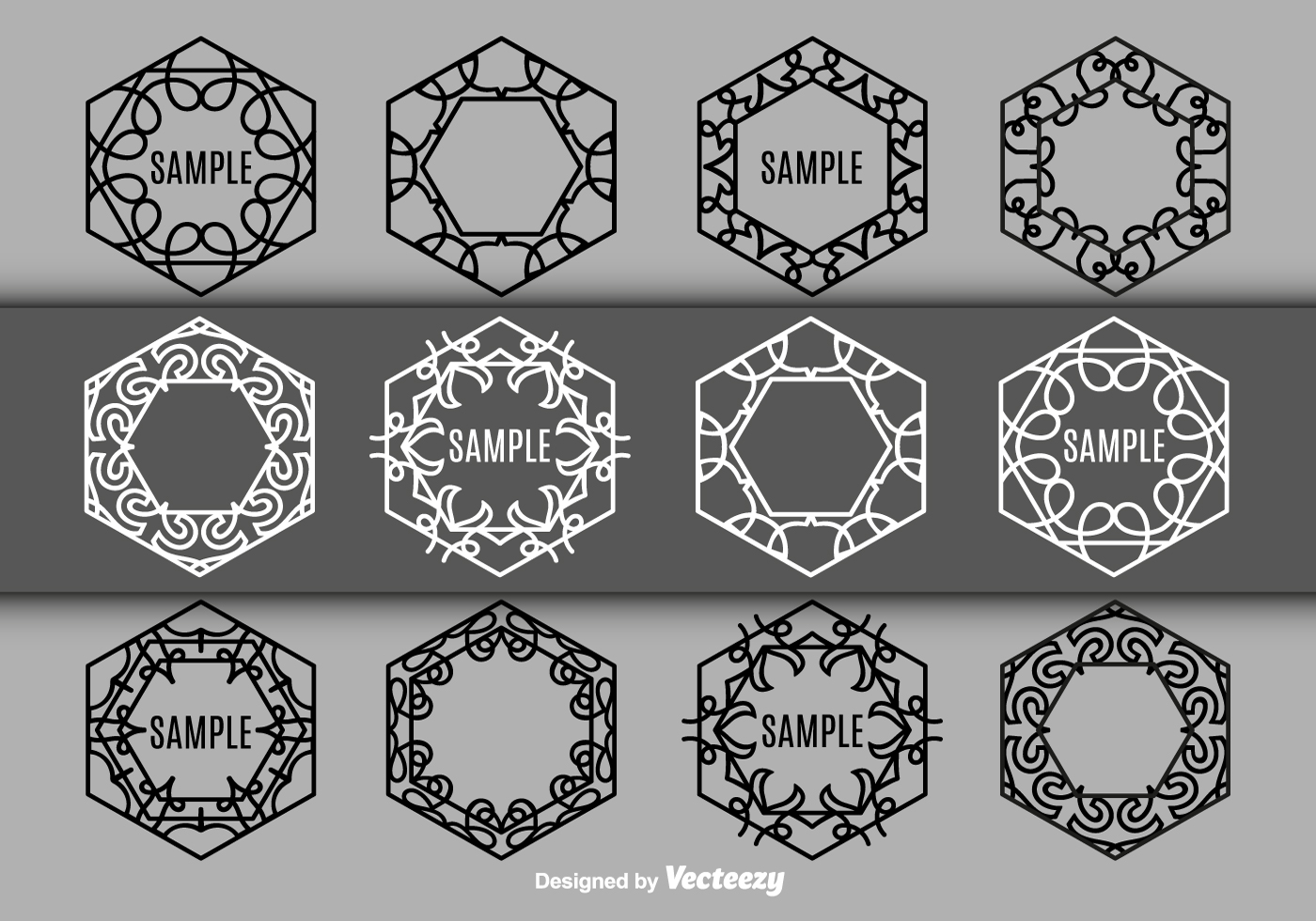 Linear frames 98778 Vector Art at Vecteezy