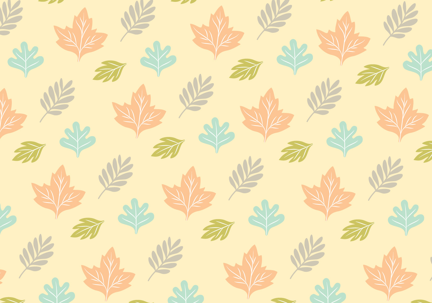 Leafy Pattern Background Vector 98869 Vector Art at Vecteezy
