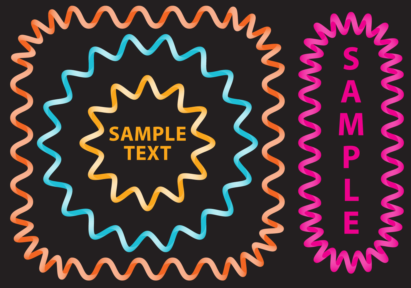 Cable Frames 99458 Vector Art at Vecteezy