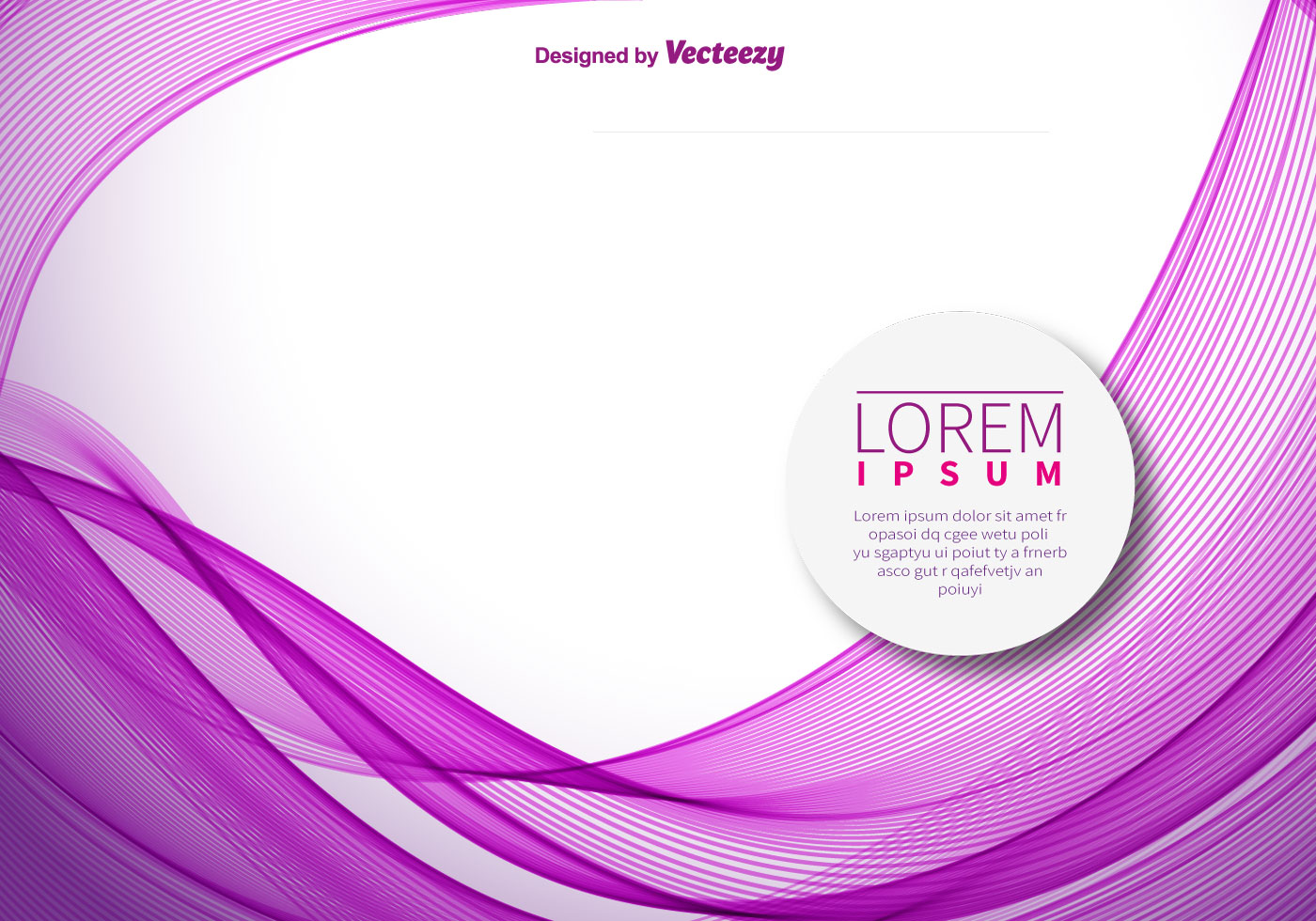 Pink smooth wavy lines 99555 Vector Art at Vecteezy