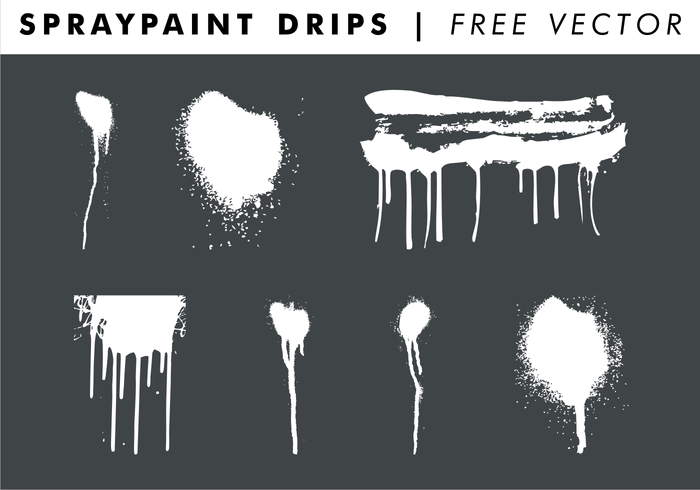 Spraypaint Drips Free Vector 99598 Vector Art at Vecteezy Spraypaint Drips Free Vector 99598 Vector Art at Vecteezy