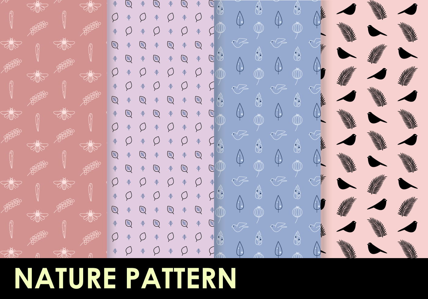 Free Nature Pattern Vector 100204 Vector Art at Vecteezy