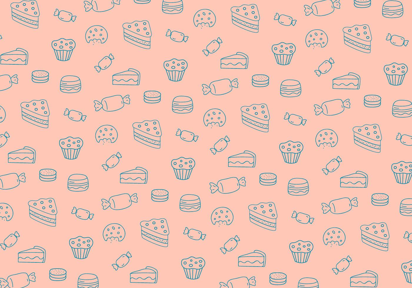 Sweets pattern background 100287 Vector Art at Vecteezy