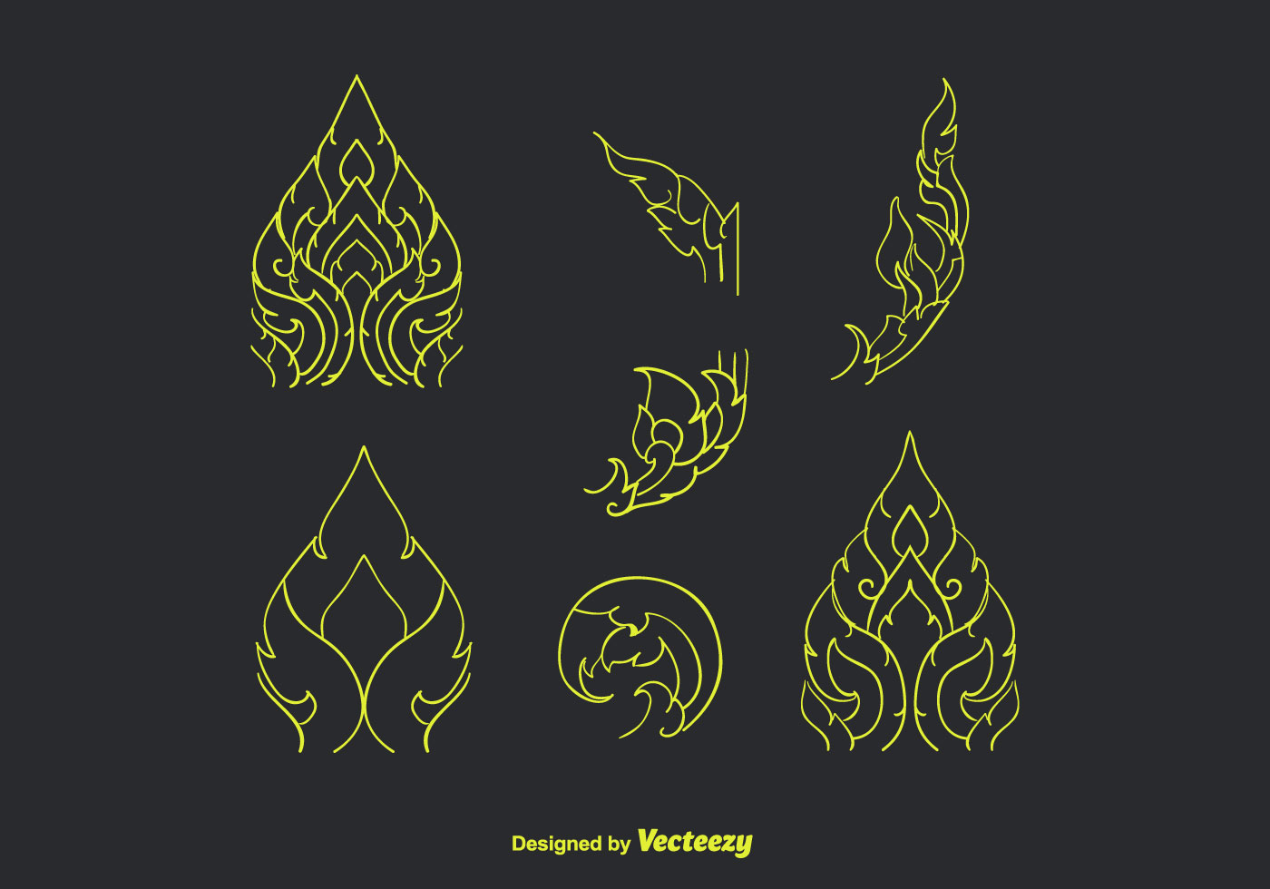 Hand Drawn Thai Pattern Vector 100717 Vector Art at Vecteezy Hand Drawn Thai Pattern Vector 100717 Vector Art at Vecteezy