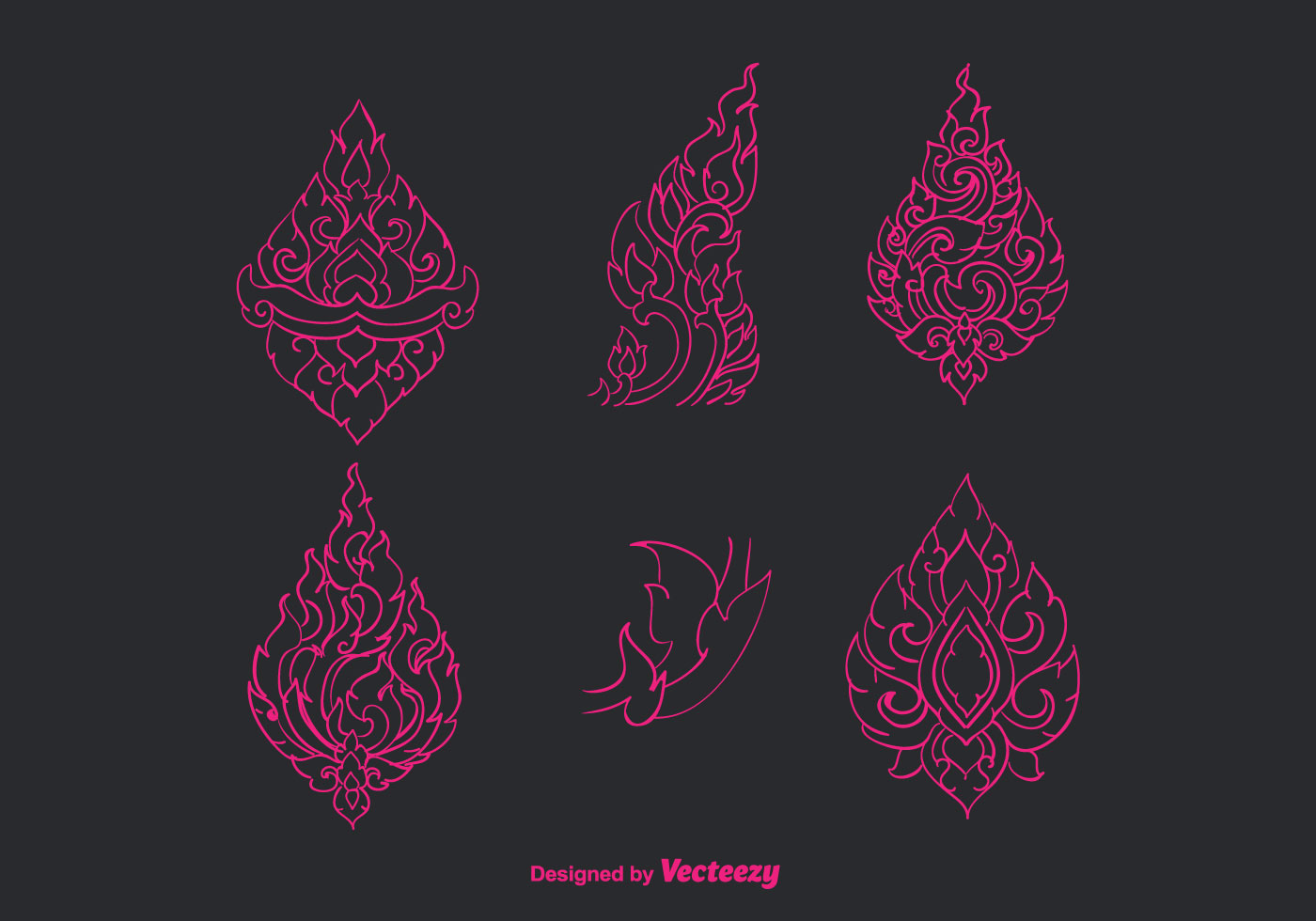 Hand Drawn Thai Pattern Vector 100743 Vector Art at Vecteezy Hand Drawn Thai Pattern Vector 100743 Vector Art at Vecteezy
