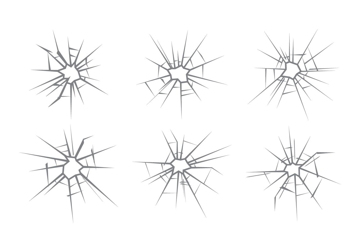 Cracked Glass Free Vector Art 4188 Free Downloads