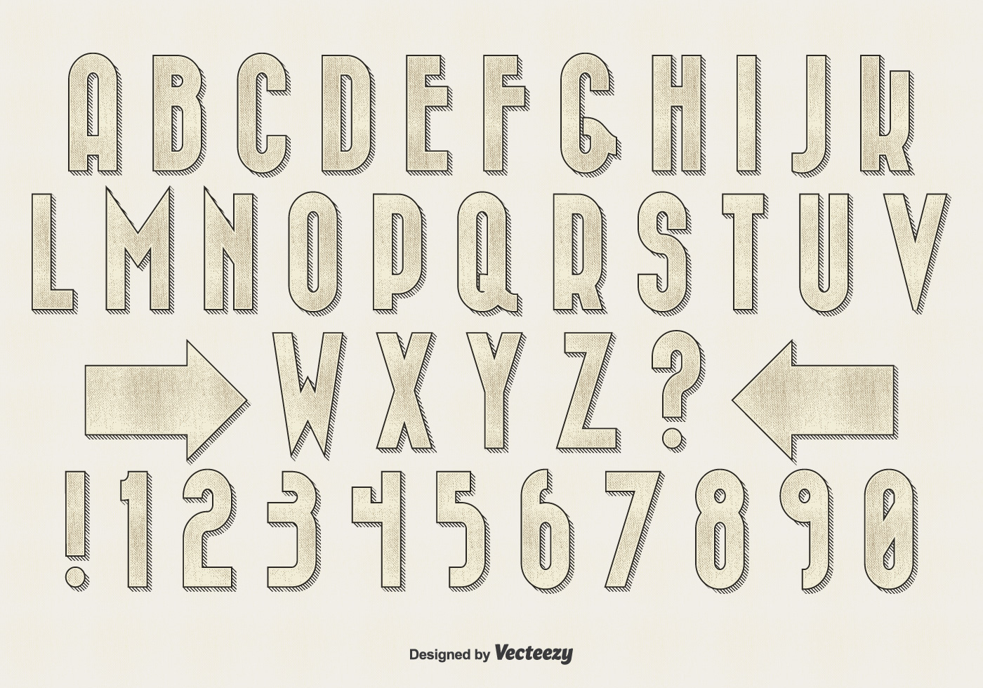 Retro Vintage Style Alphabet Set 102986 Vector Art at Vecteezy Retro Vintage Style Alphabet Set 102986 Vector Art at Vecteezy