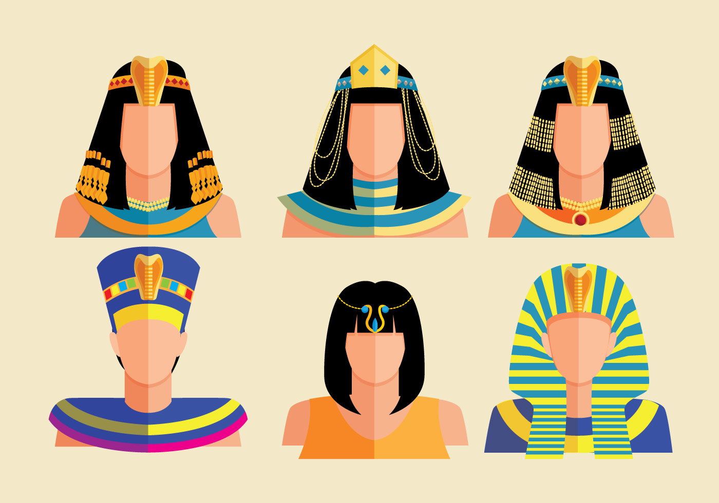 Cleopatra Vectors - Download Free Vector Art, Stock Graphics & Images