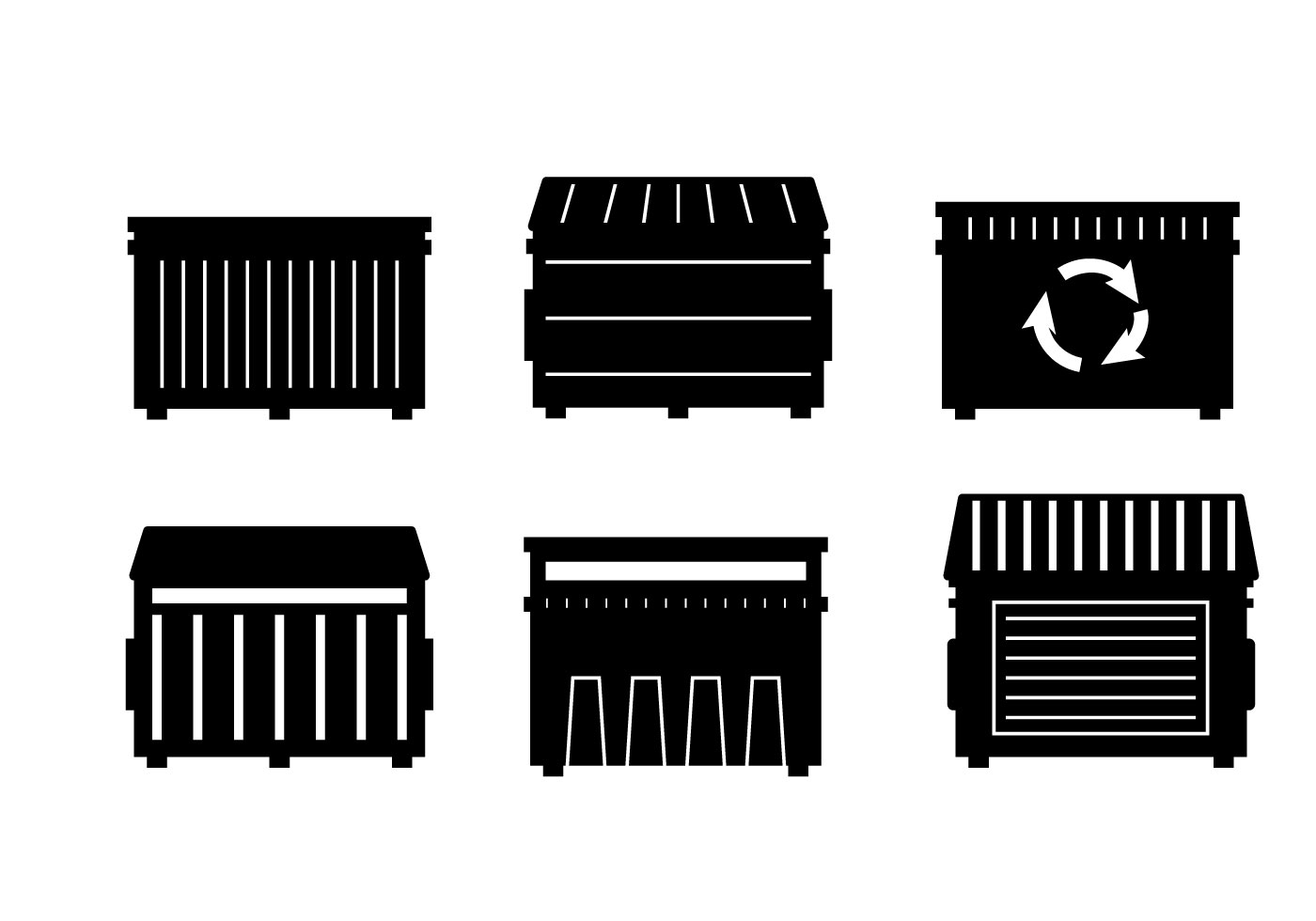 Dumpster Vector 103606 Vector Art at Vecteezy