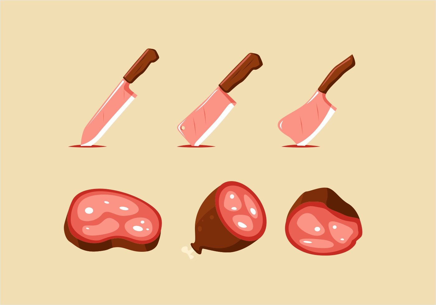 FREE CLEAVER VECTOR 103708 Vector Art at Vecteezy