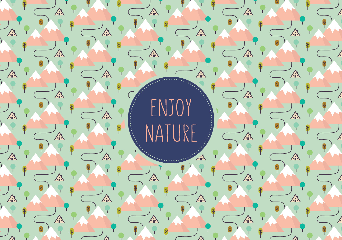 Landscape pattern background 103813 Vector Art at Vecteezy