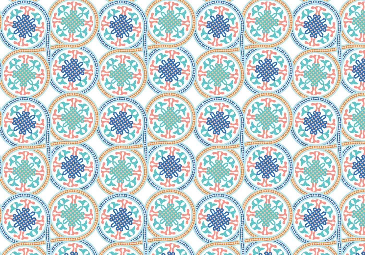 Circle Moroccan Pattern Background Vector 104152 Vector Art at Vecteezy