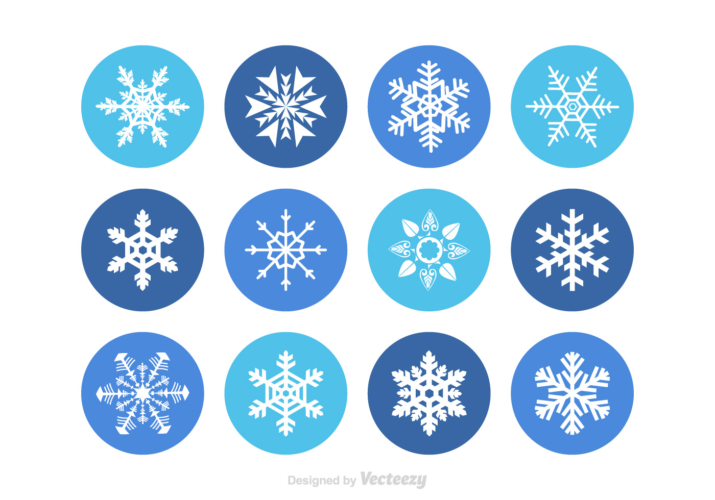 Free Vector Snowflake Clipart