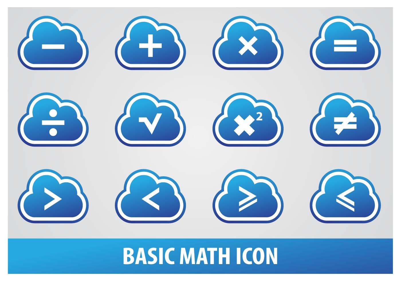 Basic Math Icon 104332 Vector Art at Vecteezy