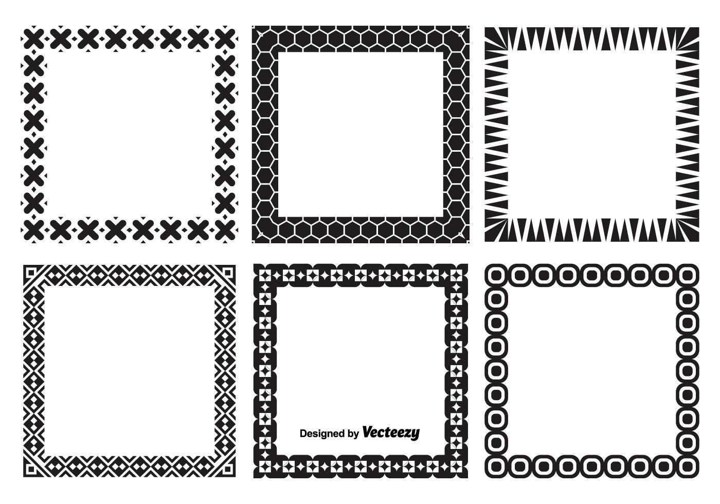 Decorative Vector Frames Set 105247 Vector Art at Vecteezy