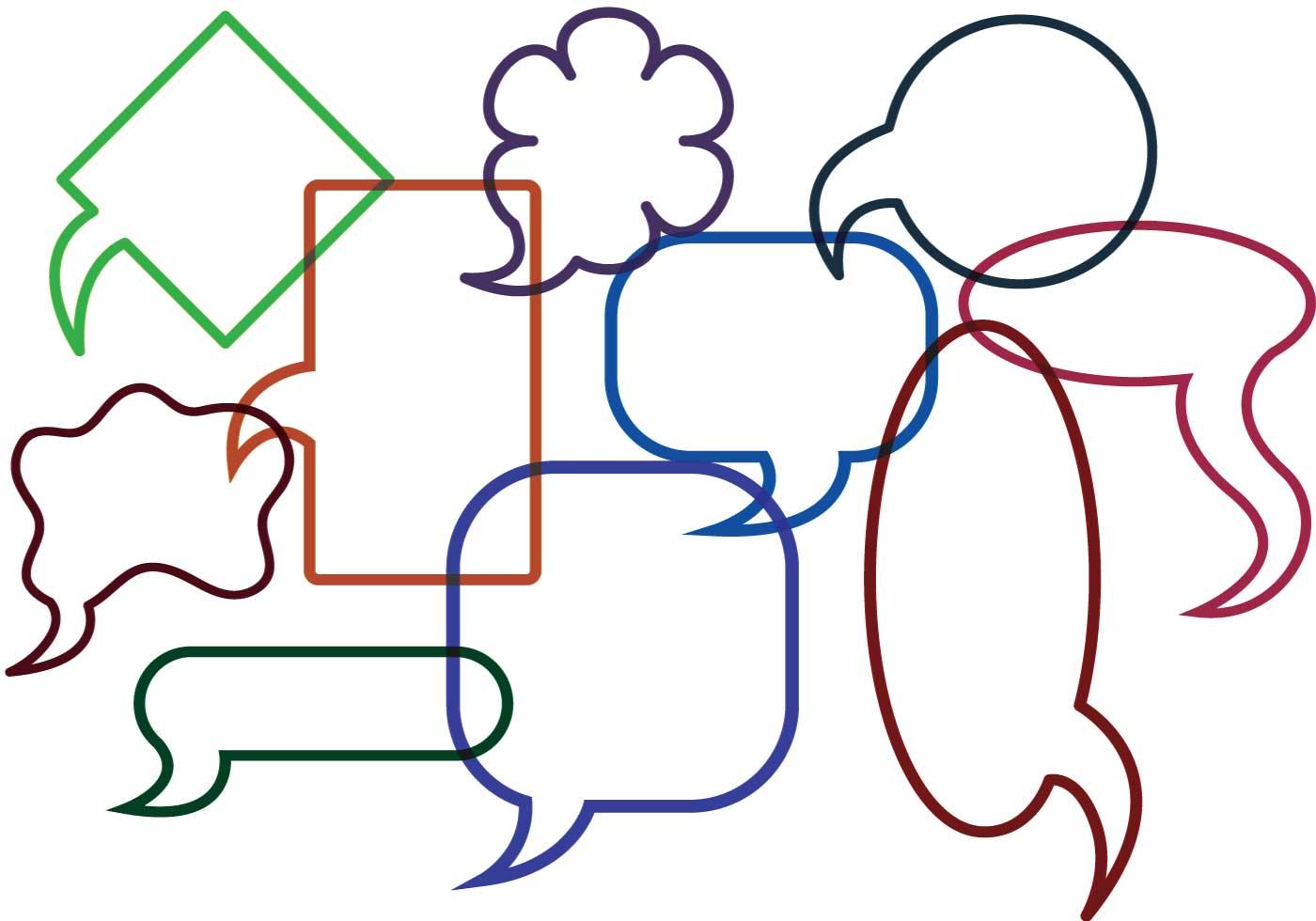 Free Speech Bubbles 2 Vectors 106264 Vector Art at Vecteezy