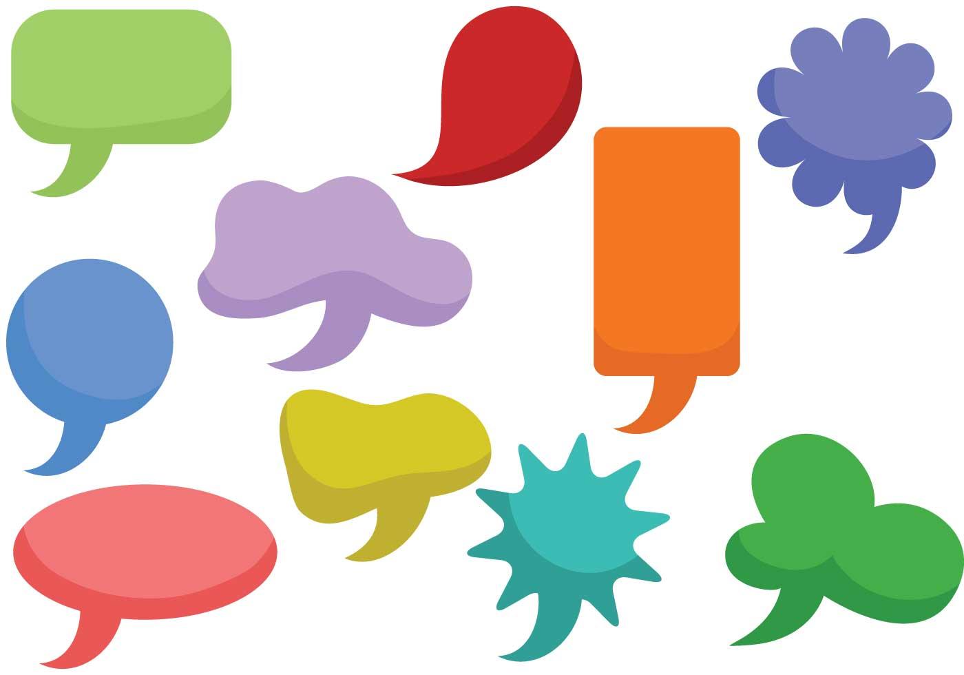 Free Speech Bubbles Vectors 106802 Vector Art at Vecteezy