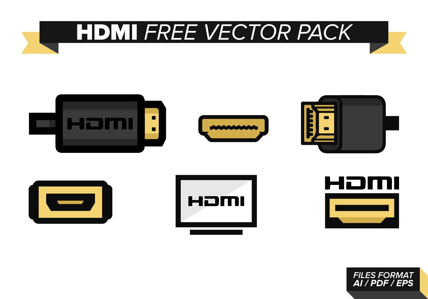 Hdmi Free Vector Pack 106885 Vector Art At Vecteezy