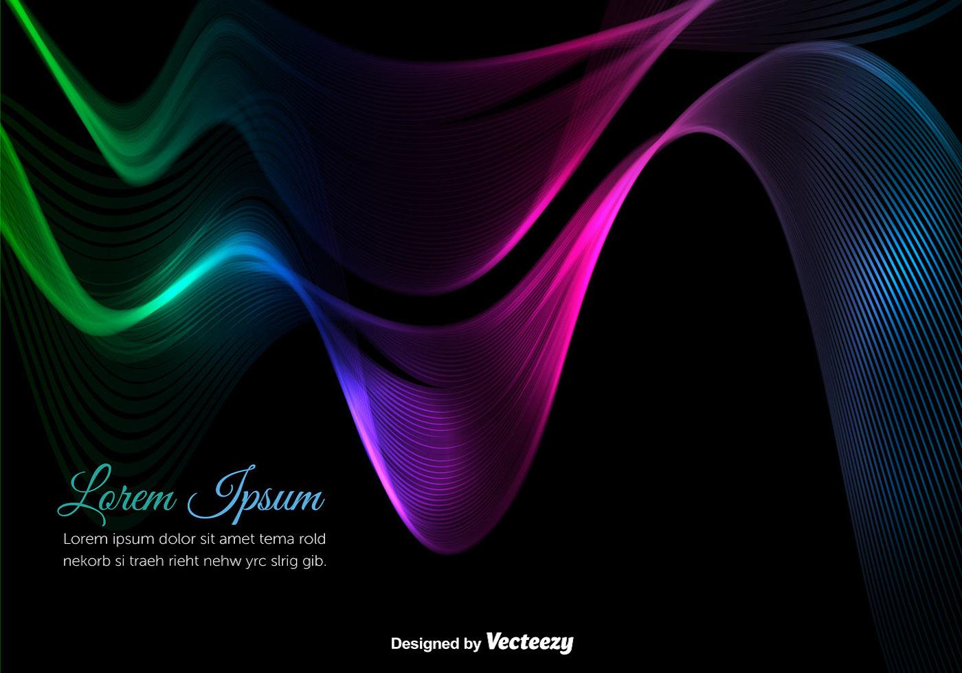 Colorful Abstract Wave Vector 107361 Vector Art at Vecteezy