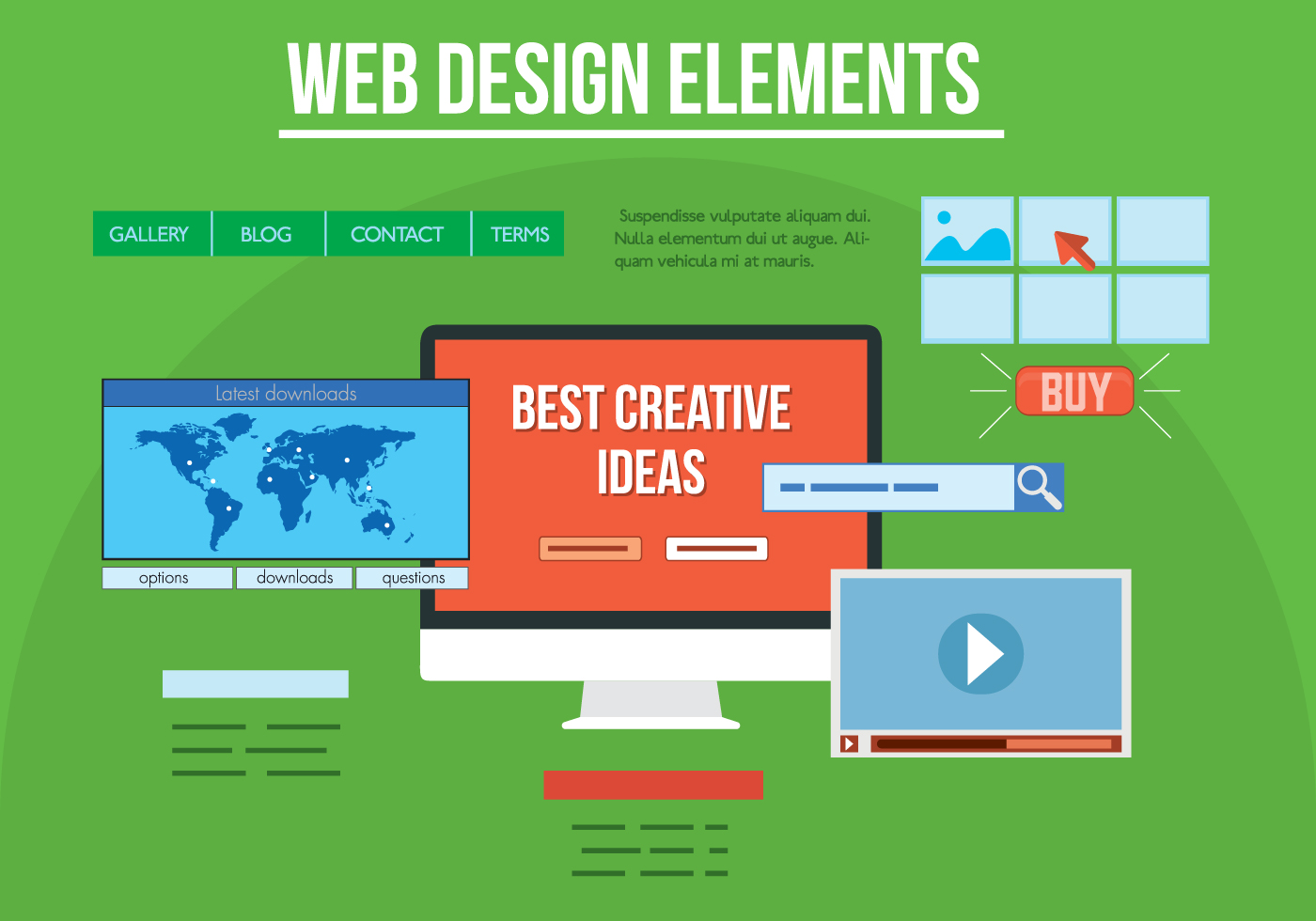 Free Vector Web Design Elements 107754 Vector Art at Vecteezy Free Vector Web Design Elements 107754 Vector Art at Vecteezy