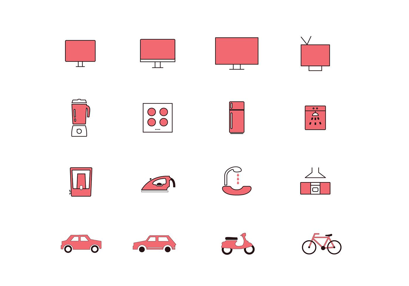 Color Full Multipurpose Vector Icons 108181 Vector Art at Vecteezy