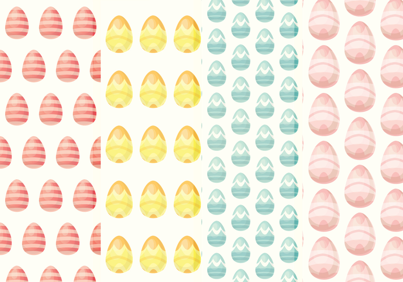 Vector Easter Eggs Patterns 108683 Vector Art at Vecteezy