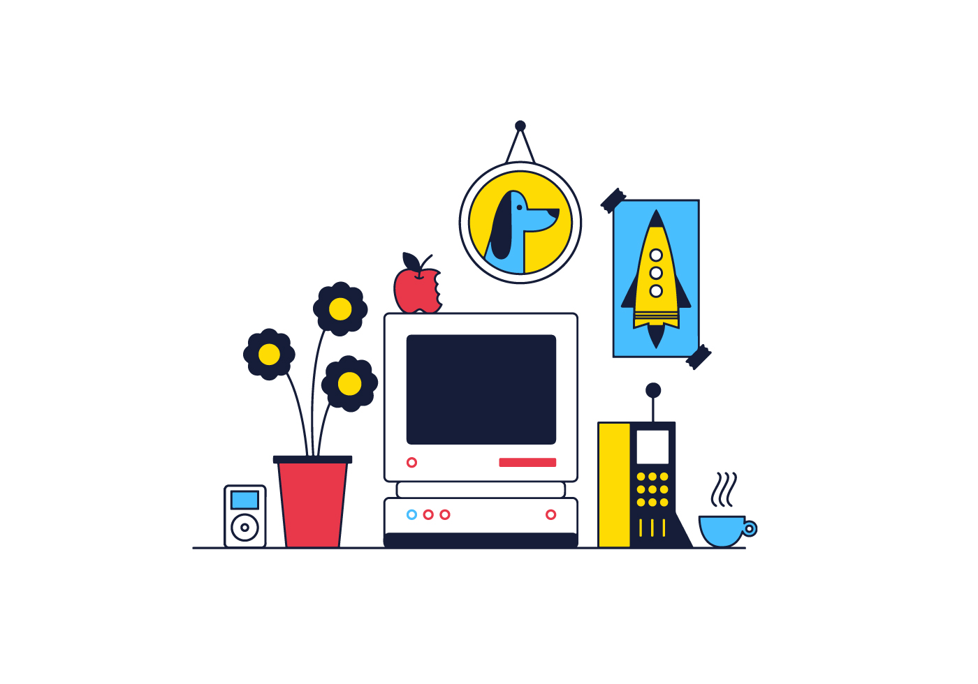 Free Desktop Vector 109766 Vector Art at Vecteezy Free Desktop Vector 109766 Vector Art at Vecteezy