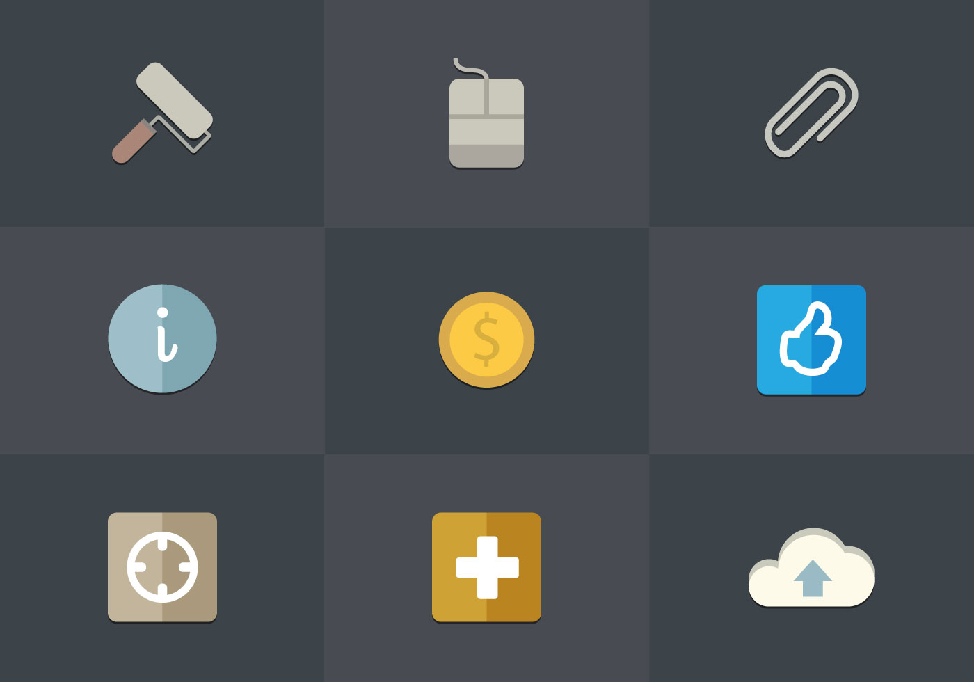 Free Flat Icon Set 03 Vector 110098 Vector Art at Vecteezy