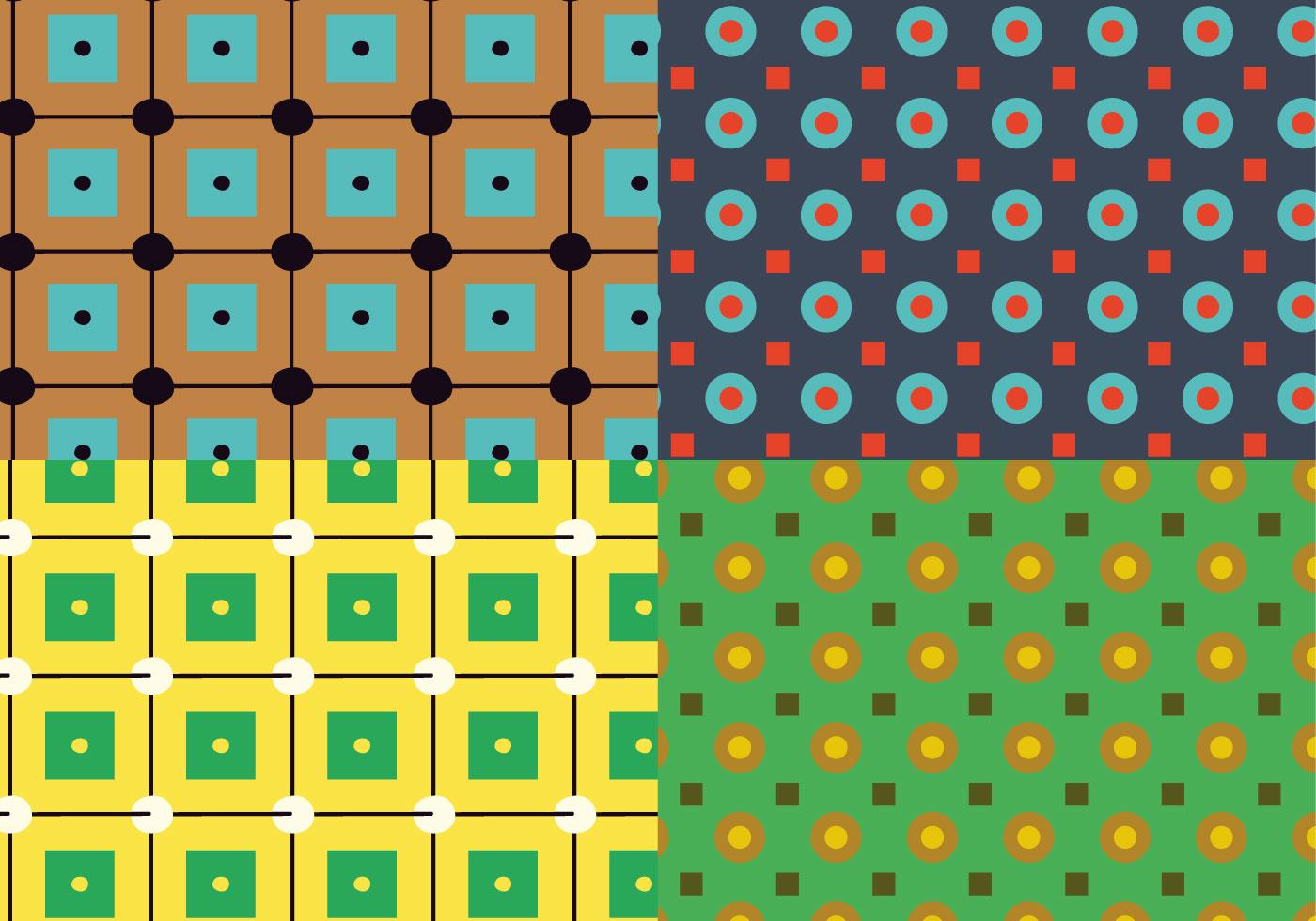 Square Circles Pattern 110245 Vector Art at Vecteezy