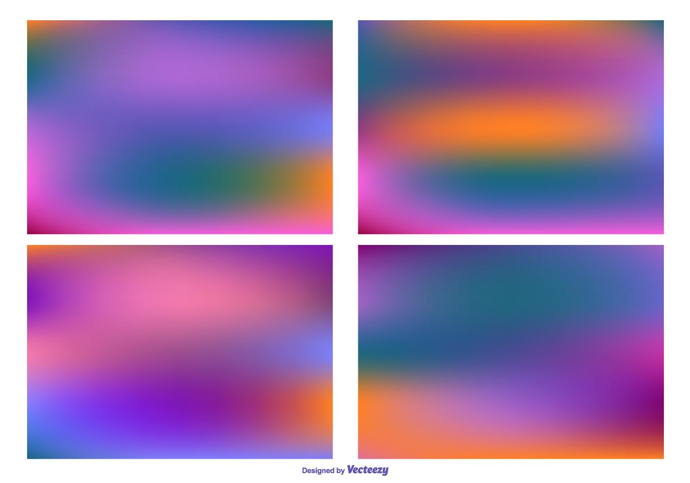 Colorful Blurred Backgrounds Set 110622 Vector Art at Vecteezy