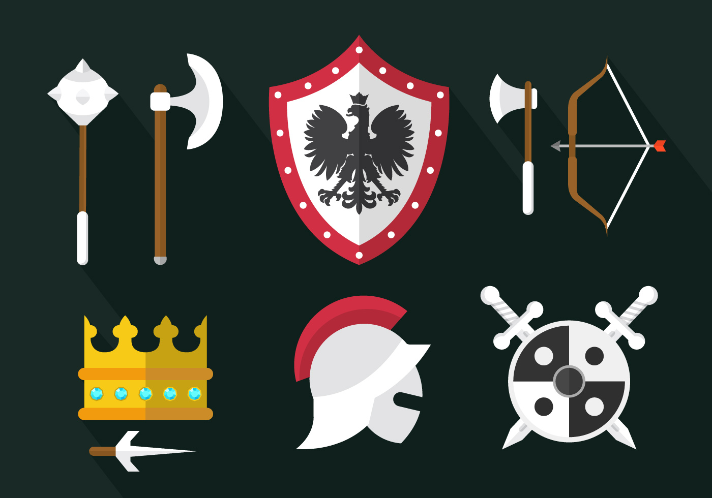Medieval Weapon Vectors 111026 Vector Art at Vecteezy