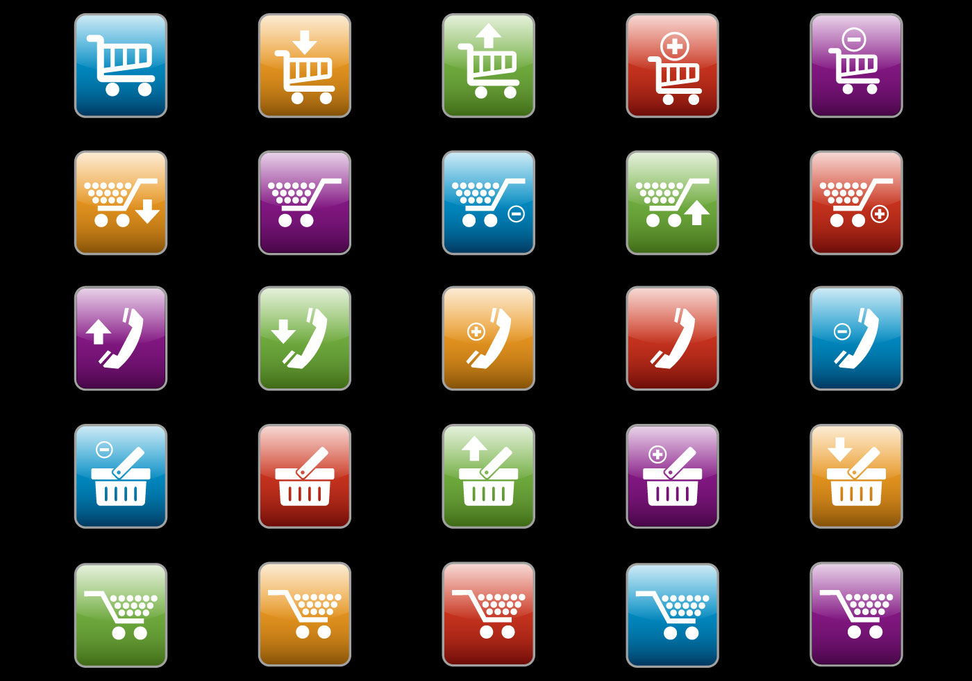 Free Web Buttons Set 09 Vector 111292 Vector Art at Vecteezy Free Web Buttons Set 09 Vector 111292 Vector Art at Vecteezy