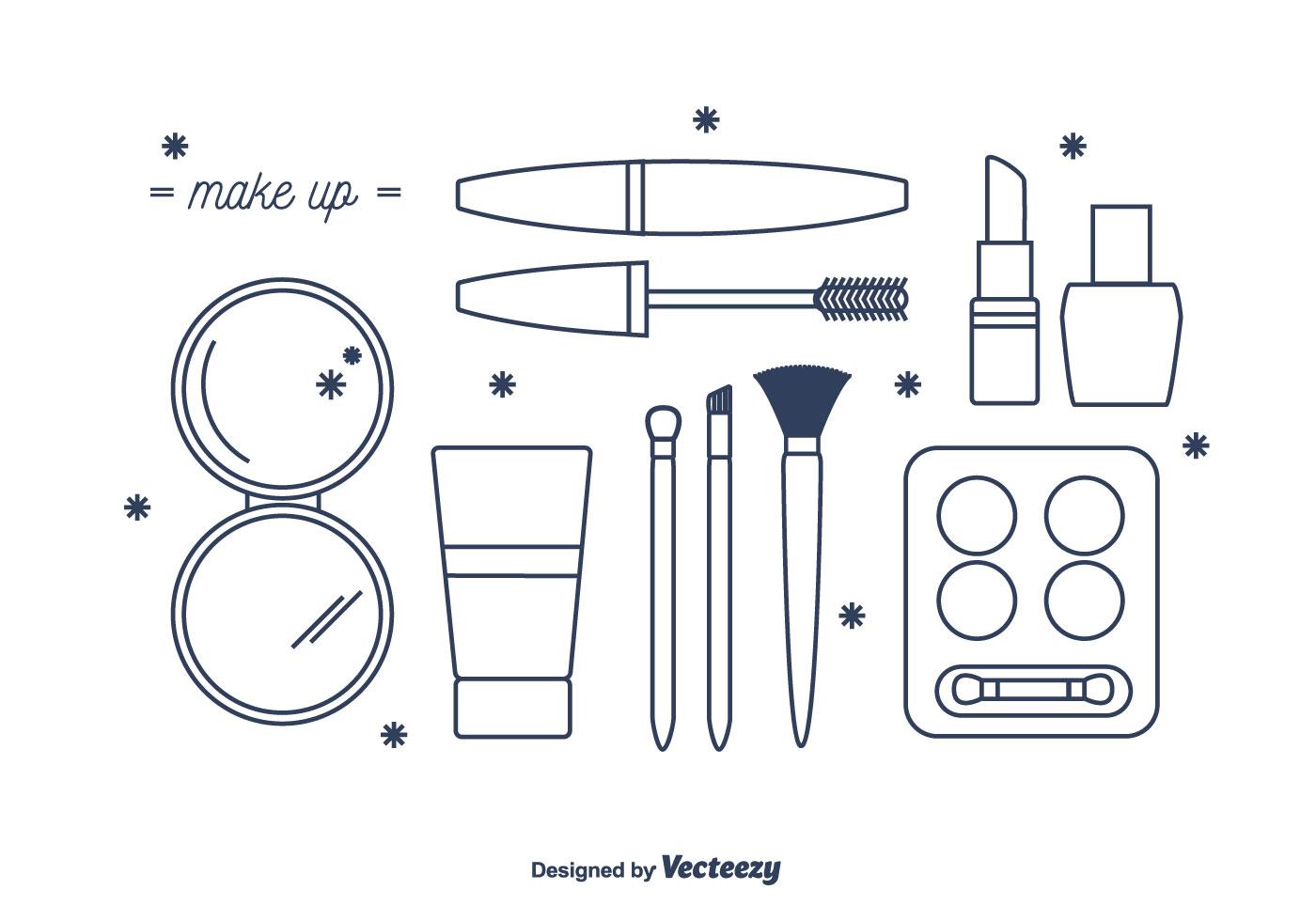 Make Up Vector 111528 Vector Art at Vecteezy