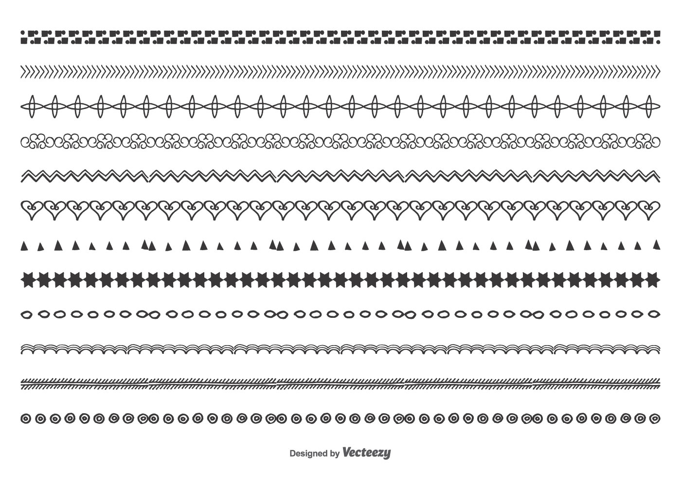 Cute Hand Drawn Border Set 111531 Vector Art at Vecteezy Cute Hand Drawn Border Set 111531 Vector Art at Vecteezy