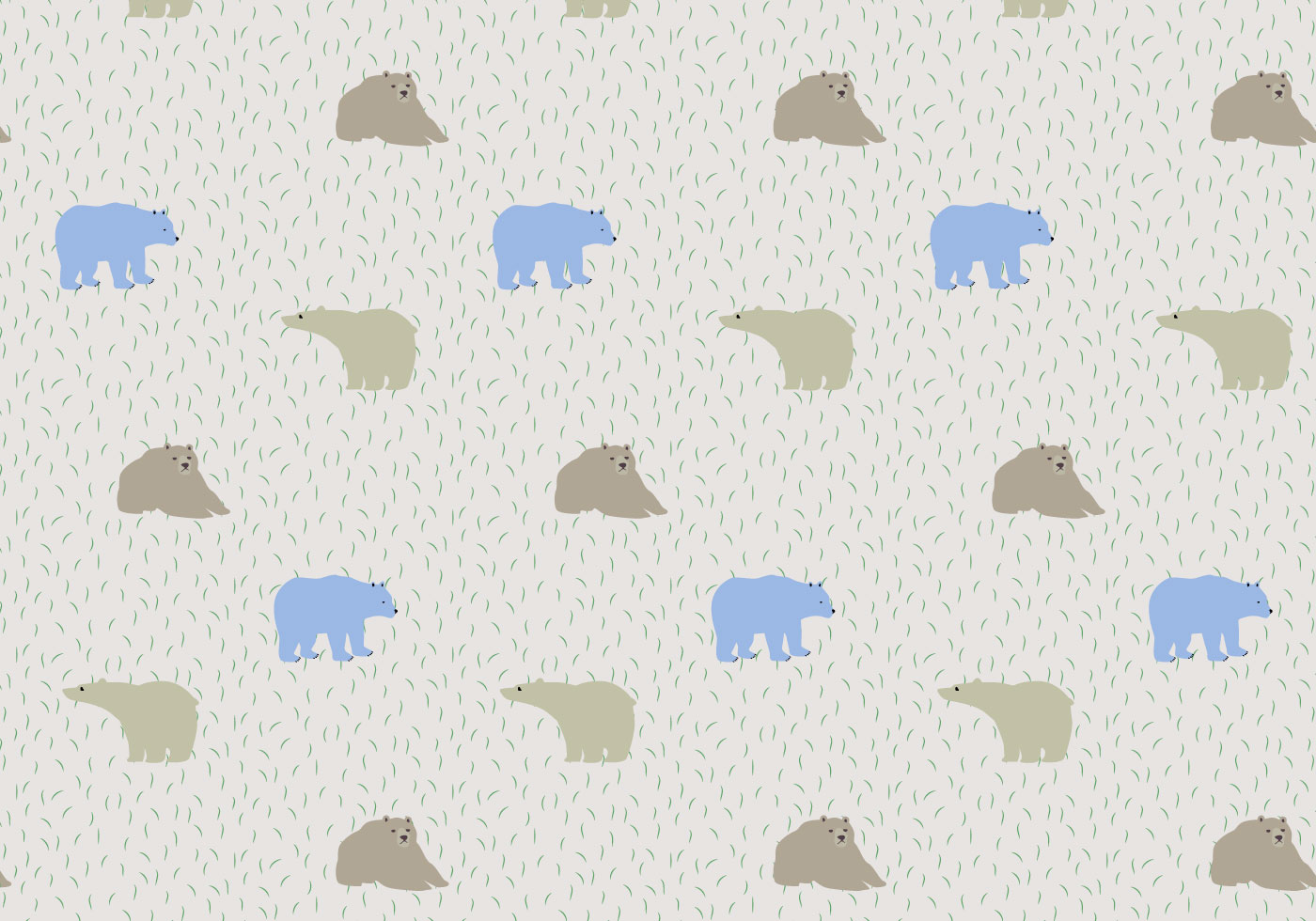 Bear Pattern Background 112674 Vector Art at Vecteezy
